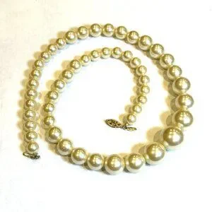 Napier | Jewelry | Napier Graduated Faux Pearl Bead 24 Single Strand ...